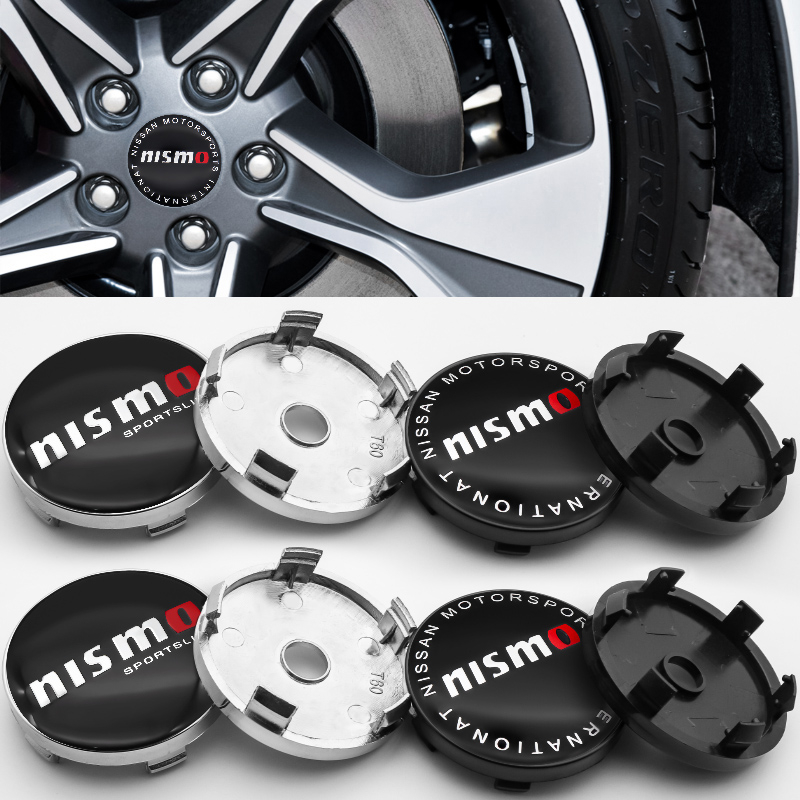 NISMO 4pcs 60mm Car Wheel Rim Hub Center Cap NISMO Logo For Nissan Juke ...