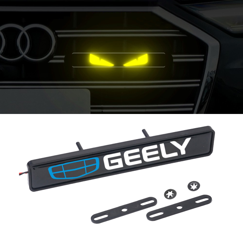 With LED light Car Front Grille Emblem Badge Stickers Suitable For ...