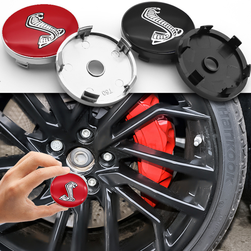 Ford Cobra 4pcs 60mm Car Hub Cap Center Cap Wheel Rim Modification ...