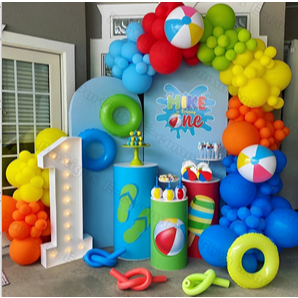 149pcs Summer Pool Beach Party Decoration Hawaii Birthday Beach Party ...