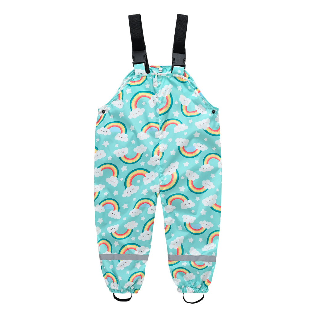 Children's cute print shoulder straps adjustable straps pants | Shopee ...