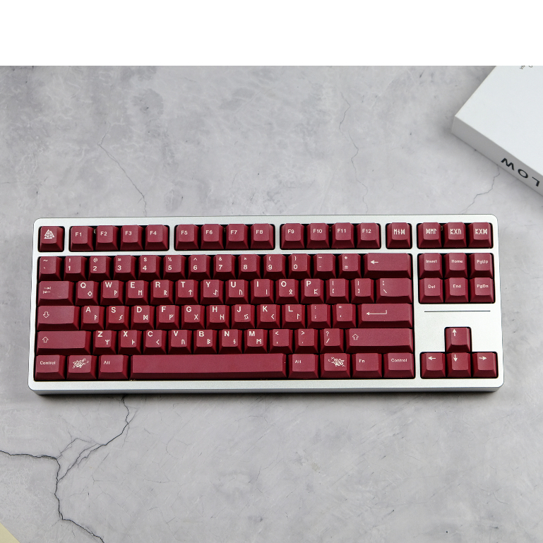 GMK Blood Sacrifice Keycaps, 129 Keys PBT Keycaps Cherry Profile DYE ...