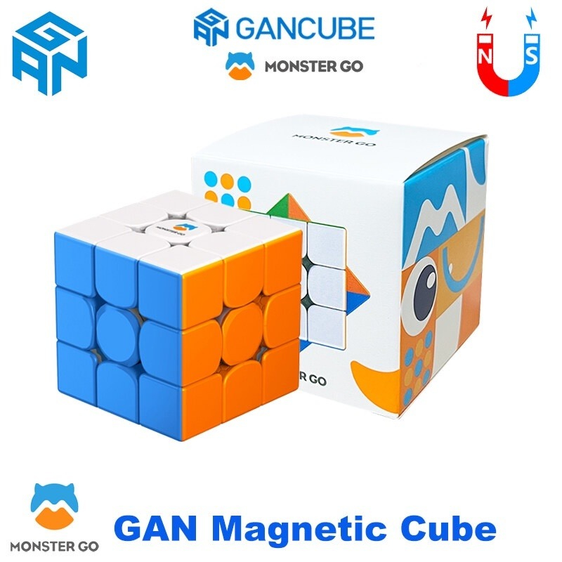 Rubiks Cube Monster Go Gan Magnetic Cube 3x3 EDU Speed Rubik Cube ...