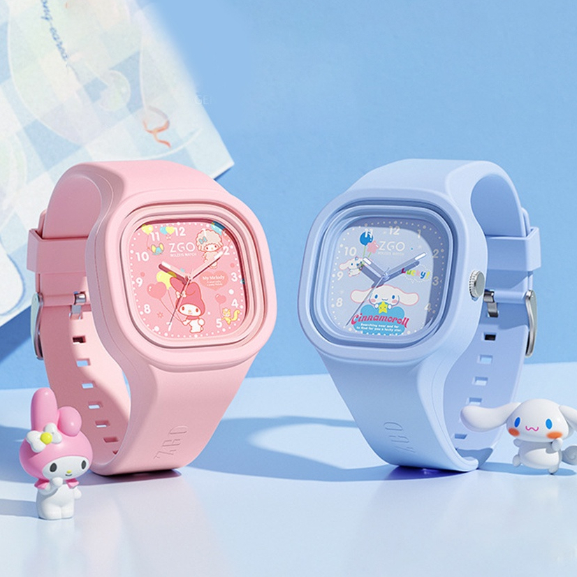 Sanrio Cartoon My Melody Watch Cute Kuromi Students Quartz Watch ...