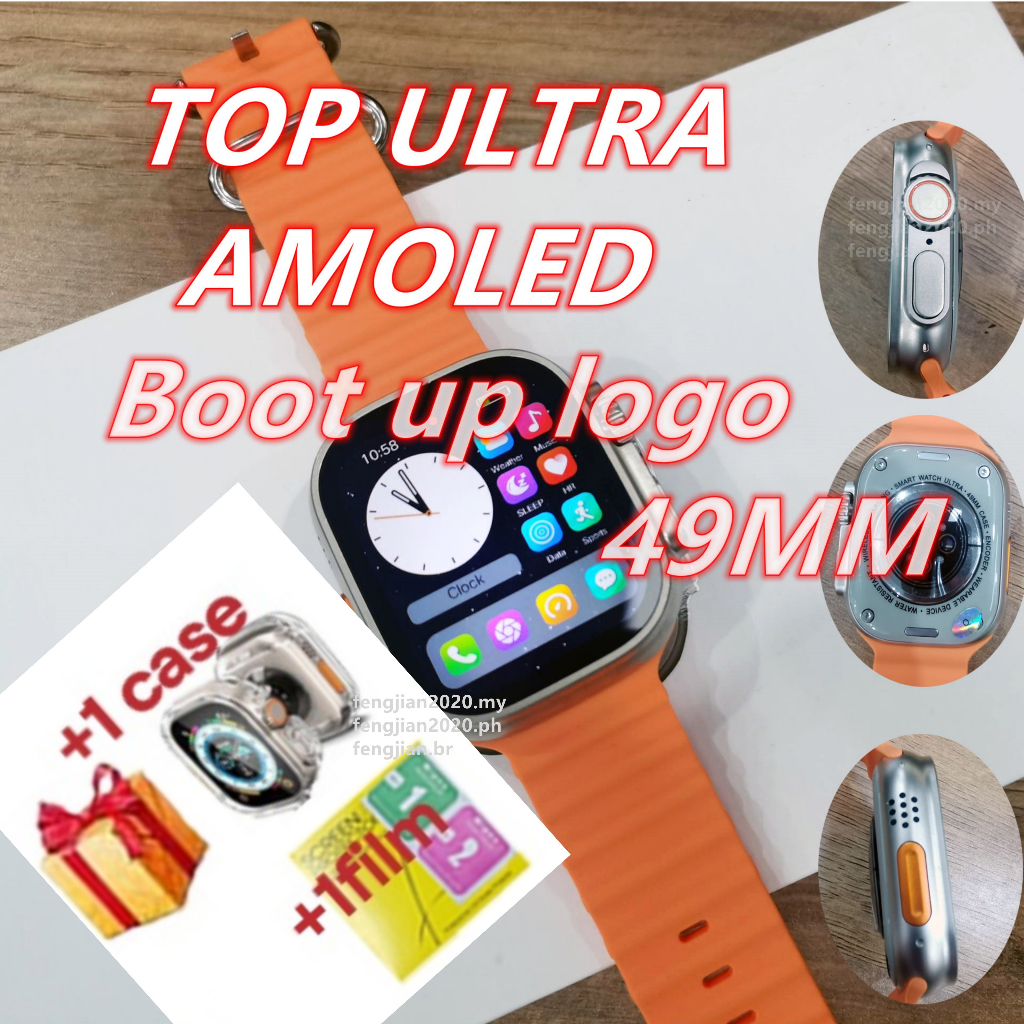 2023 TOP Premium Ultra 2 AMOLED 2.2inch Smart Watch S9 Ultra 2 Watch ...
