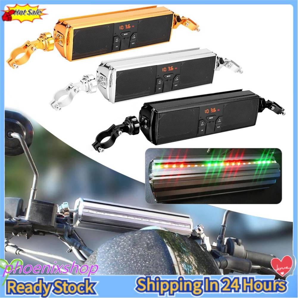Motorcycle Modification Handle Bar Audio System Anti Side Water Proof ...