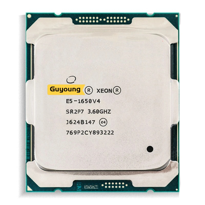 YZX Xeon E5 1650 V4 E5 1650V4 SR2P7 E5-1650V4 E5-1650 V4 3.6GHZ 6-Core ...