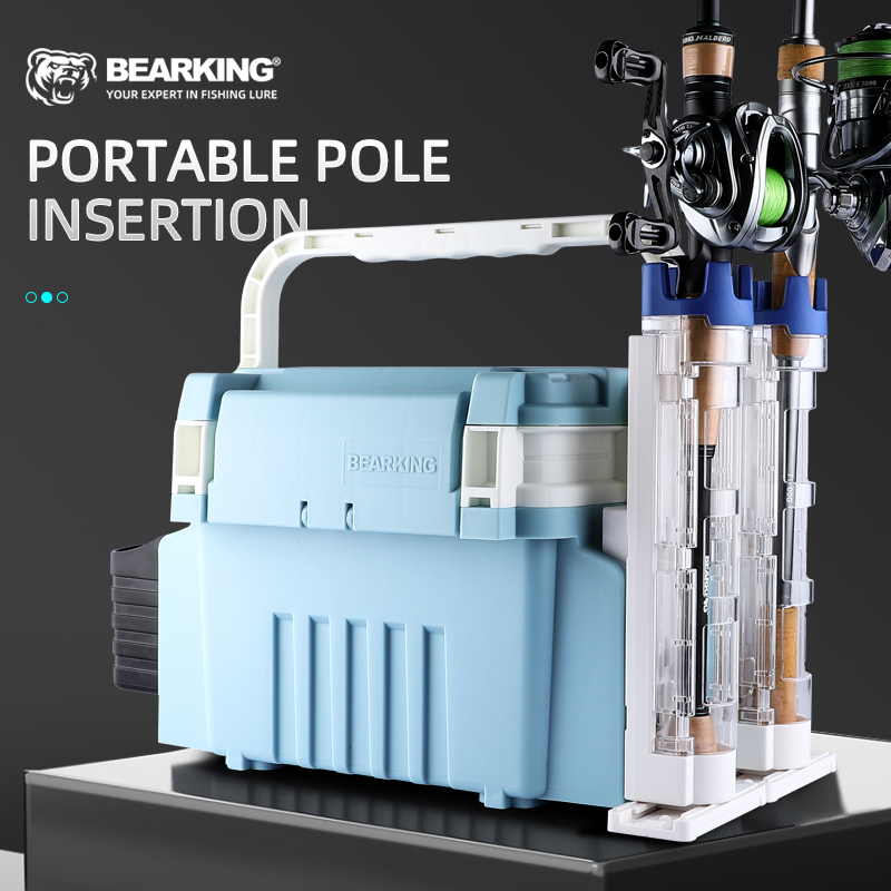 BEARKING New Multifunction Big Fishing Tackle Box High Quality Plastic ...