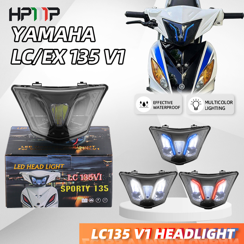 LC135 V1 EX 135 V1 LED HEADLAMP led headlight PNP YAMAHA Sniper 135 V1 Jupiter MX135 | Shopee ...