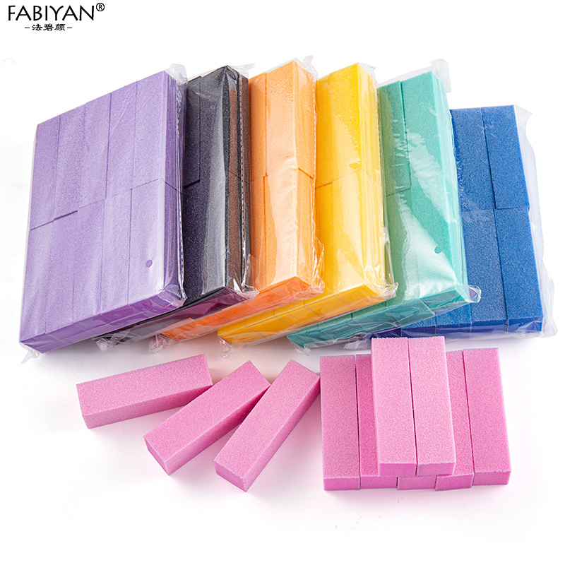 10Pcs Sanding Sponge Nail Buffers Files Polishing No Hurt Nail Art Nail ...