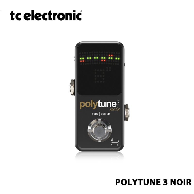 TC Electronic POLYTUNE 3 NOIR Tiny Polyphonic Tuner with Multiple ...