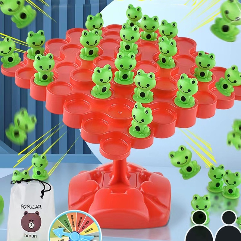 COLDPLAY-Baby Frog Stackable Balance Tree Toy Thinking Training Puzzle ...