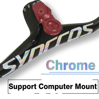 Syncros Chrome Logo Carbon Fiber Mountain And Stem 28.6mm -17Degree ...