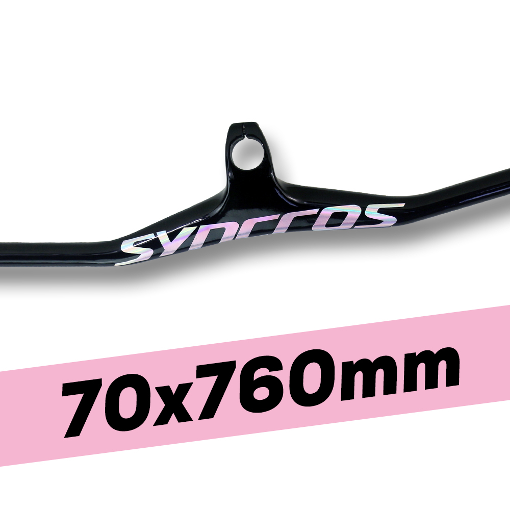 Syncros Chrome Logo Carbon Fiber Mountain And Stem 28.6mm -17Degree ...