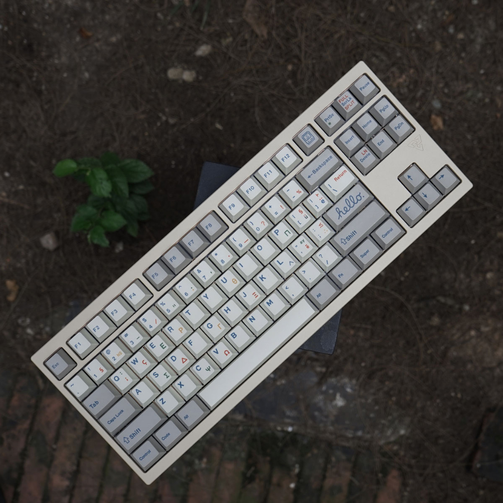 Retro Greek Keycaps PBT Dye-sub Cherry Profile Keycaps Custom ...