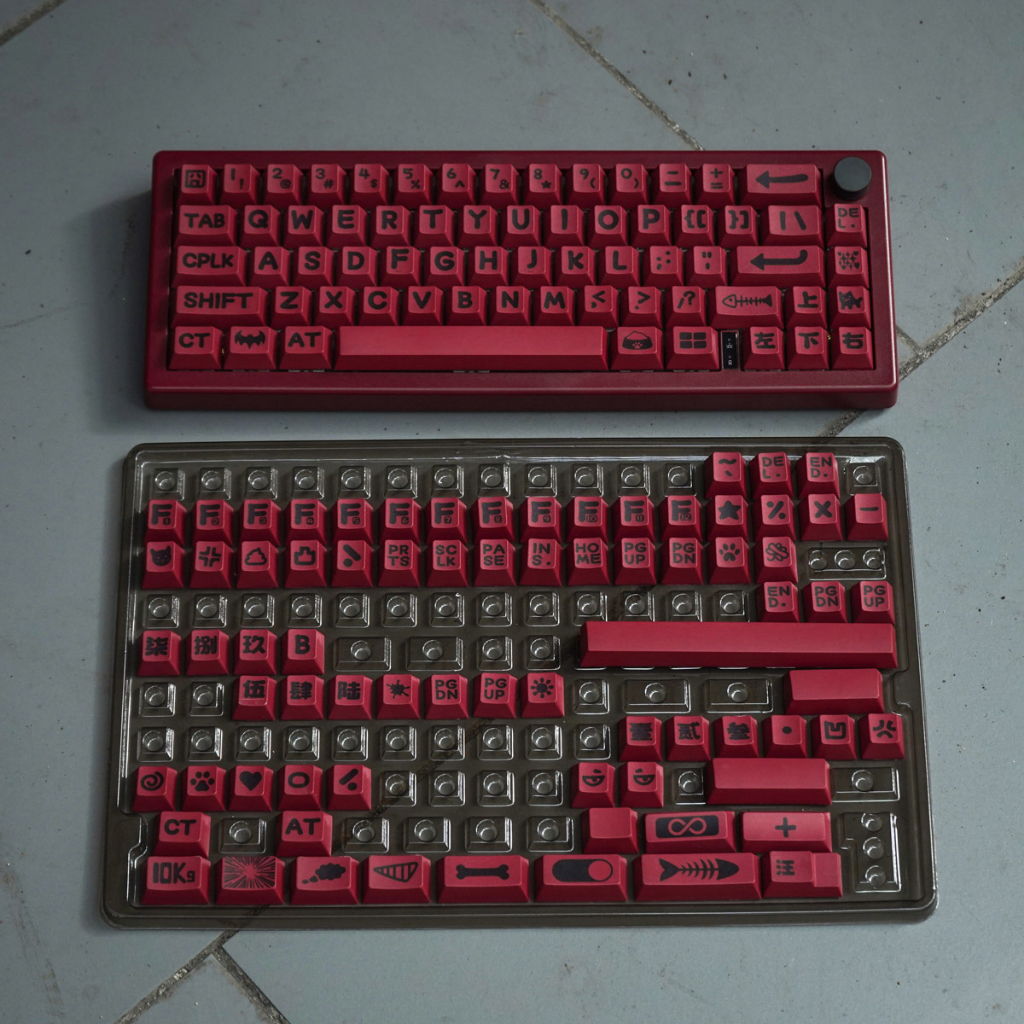 Animal Party Keycaps PBT Dye-sub Cherry Profile Large Font Keycaps ...