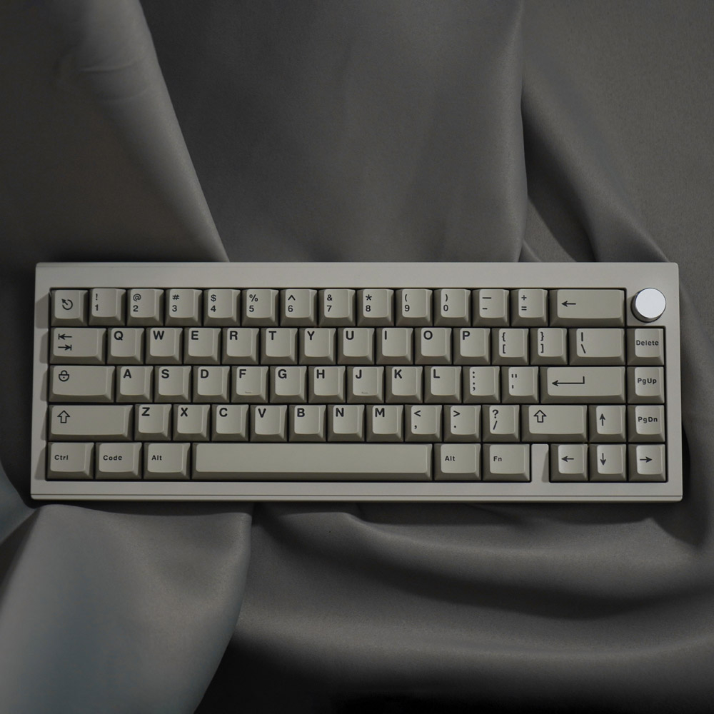 WOB Grey Keycaps ABS Double-shot Cherry Profile Keycaps Custom keycaps ...