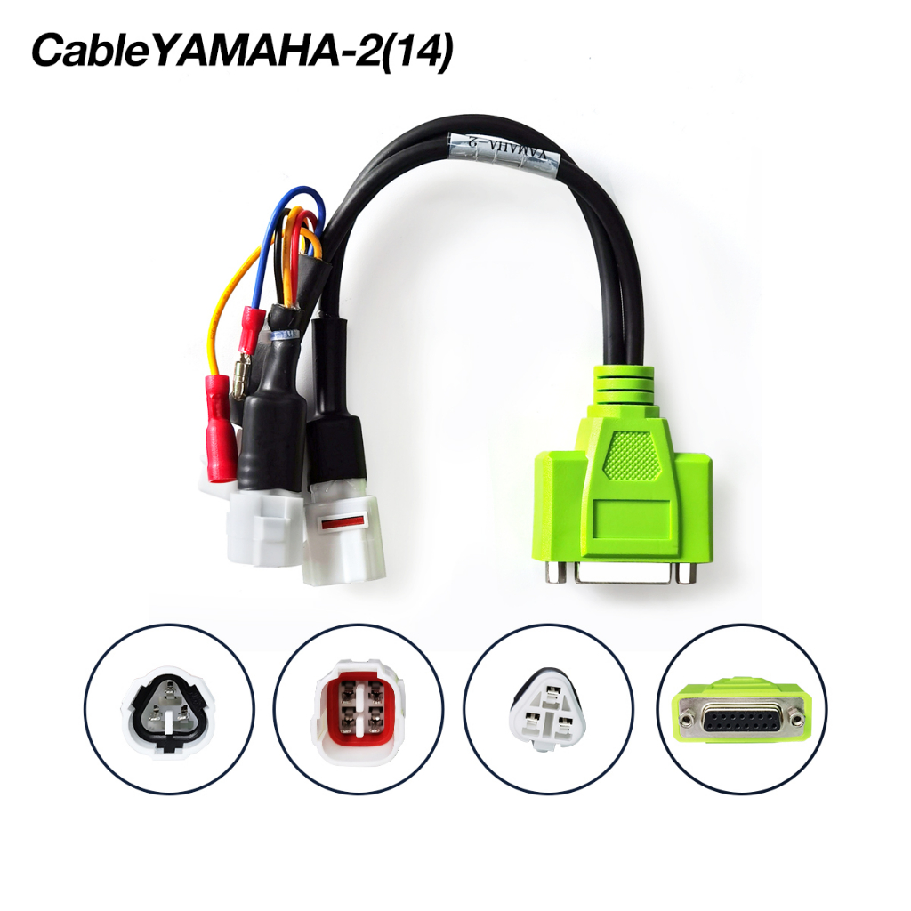 Moto-14 For Motorcycle Diagnostic Cable YAMAHA-2 DB15 to 3PIN/4PIN ...