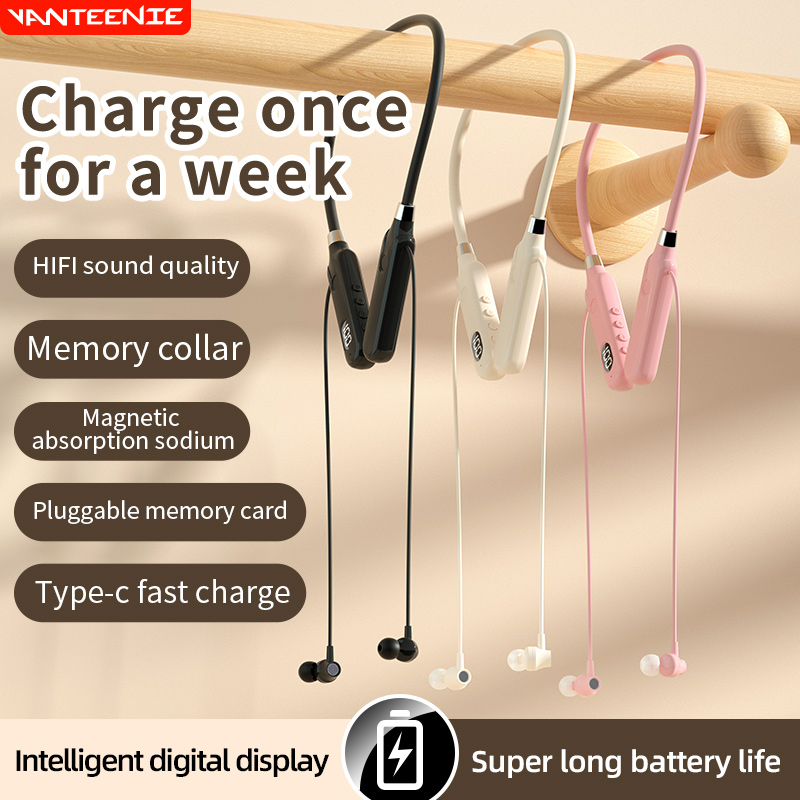 VANTEENIE Bluetooth Headset Can Be Inserted Card Wireless Headphone ...