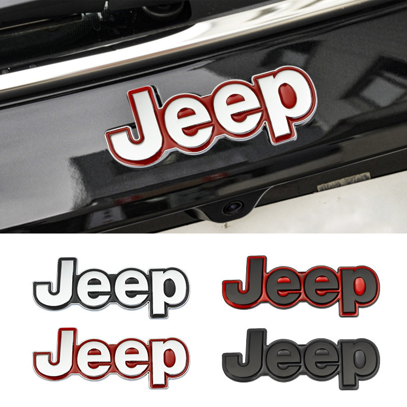 3D metal new JEEP logo 4x4 LIMITED front and rear decorative stickers ...