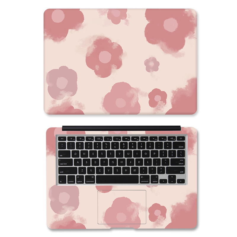 【2pcs】Diy Laptop Cover Sticker Girl Cute Pink Laptop Computer Office ...