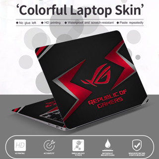 【2pcs】Diy REPUBLIC OF GAMERS Laptop Cover Sticker ROG Laptop Office ...