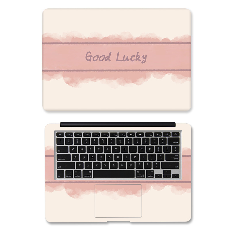【2pcs】Diy Laptop Cover Sticker Girl Cute Pink Laptop Computer Office ...