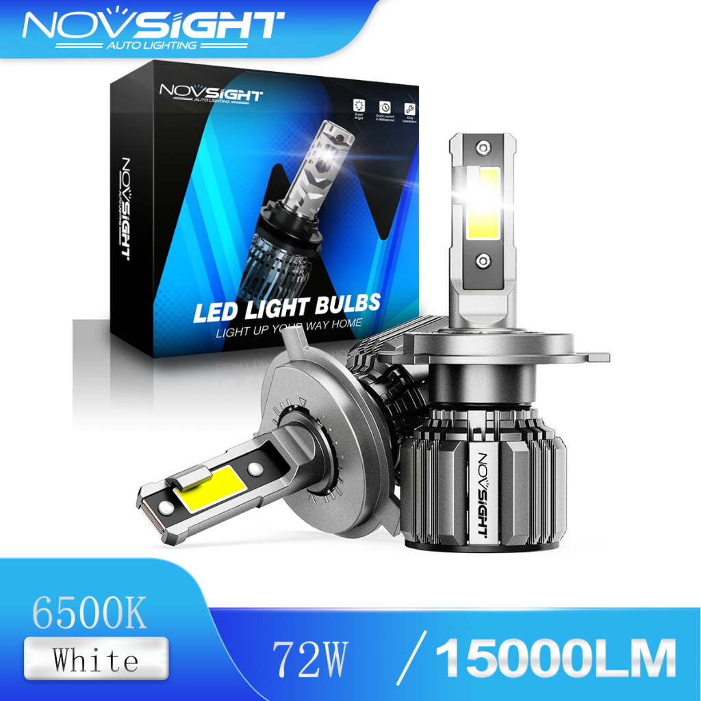 Novsight N74 Car H4 LED Headlight 70W 15000LM | Shopee Philippines