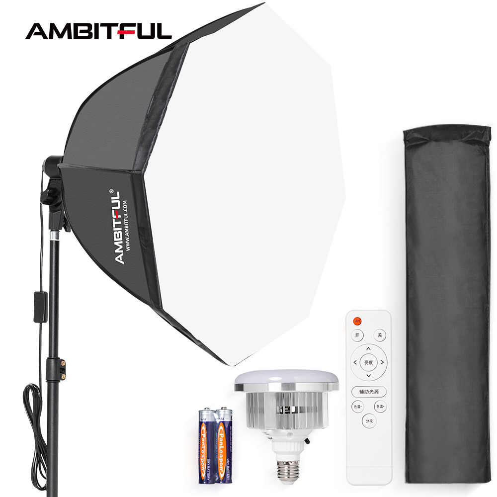 Ambitful AL-50 Studio Light Kit For Photography 3000-6500K Continuous ...
