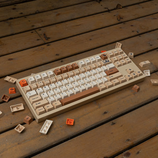 Vintage Stamp Keycaps PBT Dye-sub Cherry Profile Keycaps Custom Keycaps ...