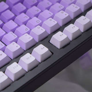 Purple Gradient Keycaps PBT Dye-sub Cherry Profile Keycaps Custom ...