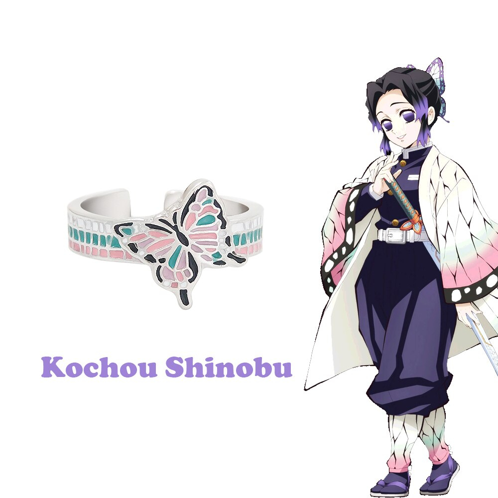 Anime Demon Slayer Ring Kamado Tanjirou Cosplay Accessories Props ...