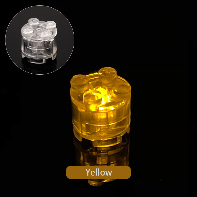 5PCS LED Yellow Building Blocks Toys Kids Collection Souvenir Gift ...