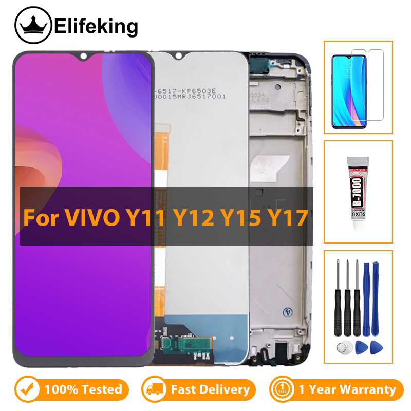 Original For VIVO Y11 2019 Y12 Y15 Y17 Y3 U3X U10 1906 LCD Display Touch Screen Digitizer ...