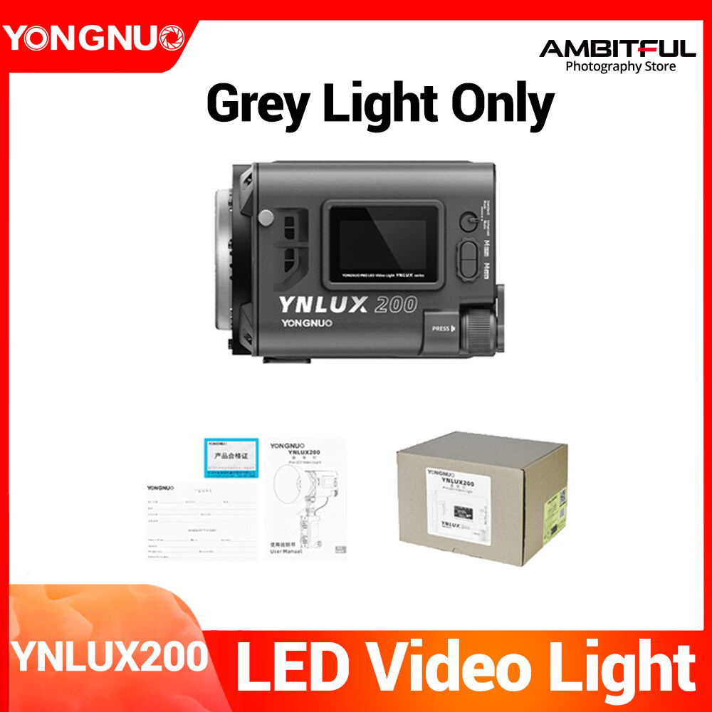 YONGNUO LUX200 YNLUX200 200W 5600K Bowens Mount Handheld Outdoor LED ...