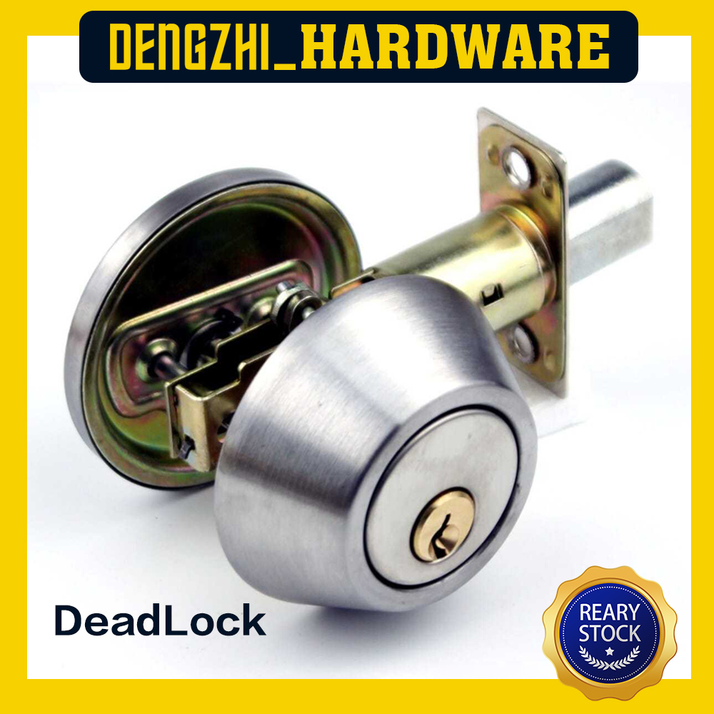 Double-sided Invisible Lock with Single-sided Deadbolt and Round Door ...