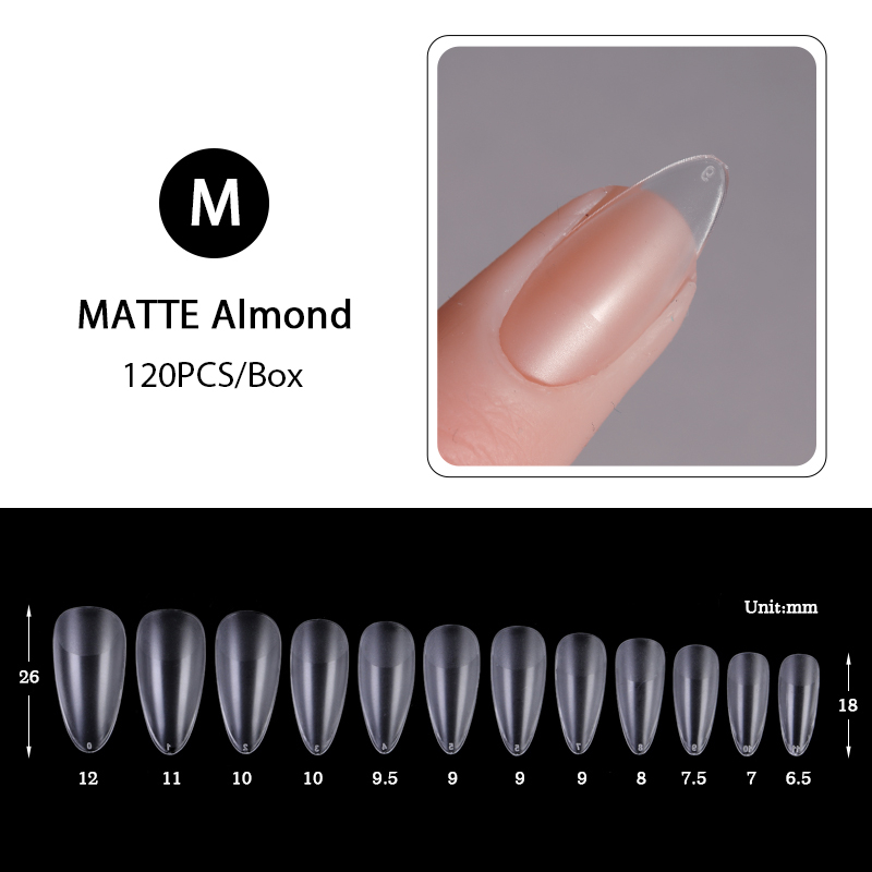 Ur Sugar Fake Nails Xxs Short Almond Acrylic Full Cover Soft Gel False