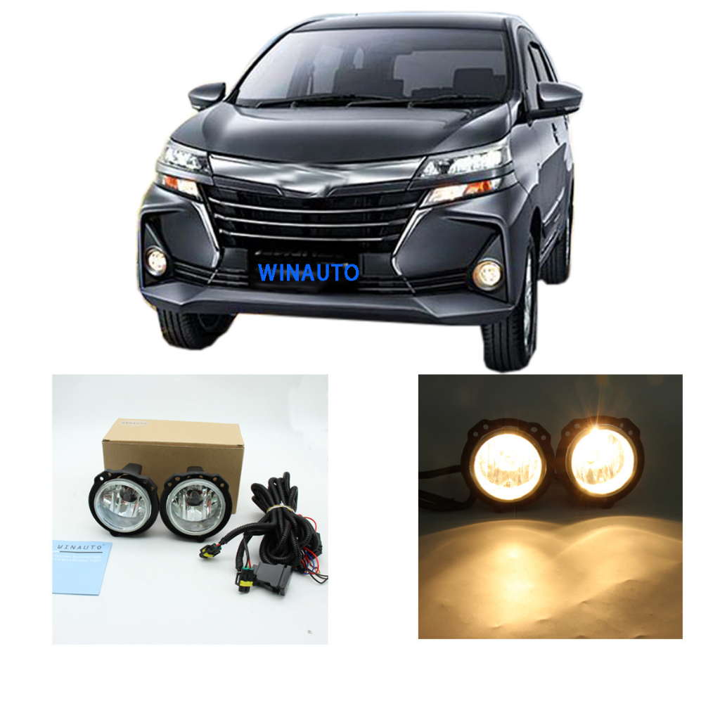 (a set) TY Toyota AVANZA 2015, 2016, 2017, 2018, 2019, 2020 Halogen fog ...