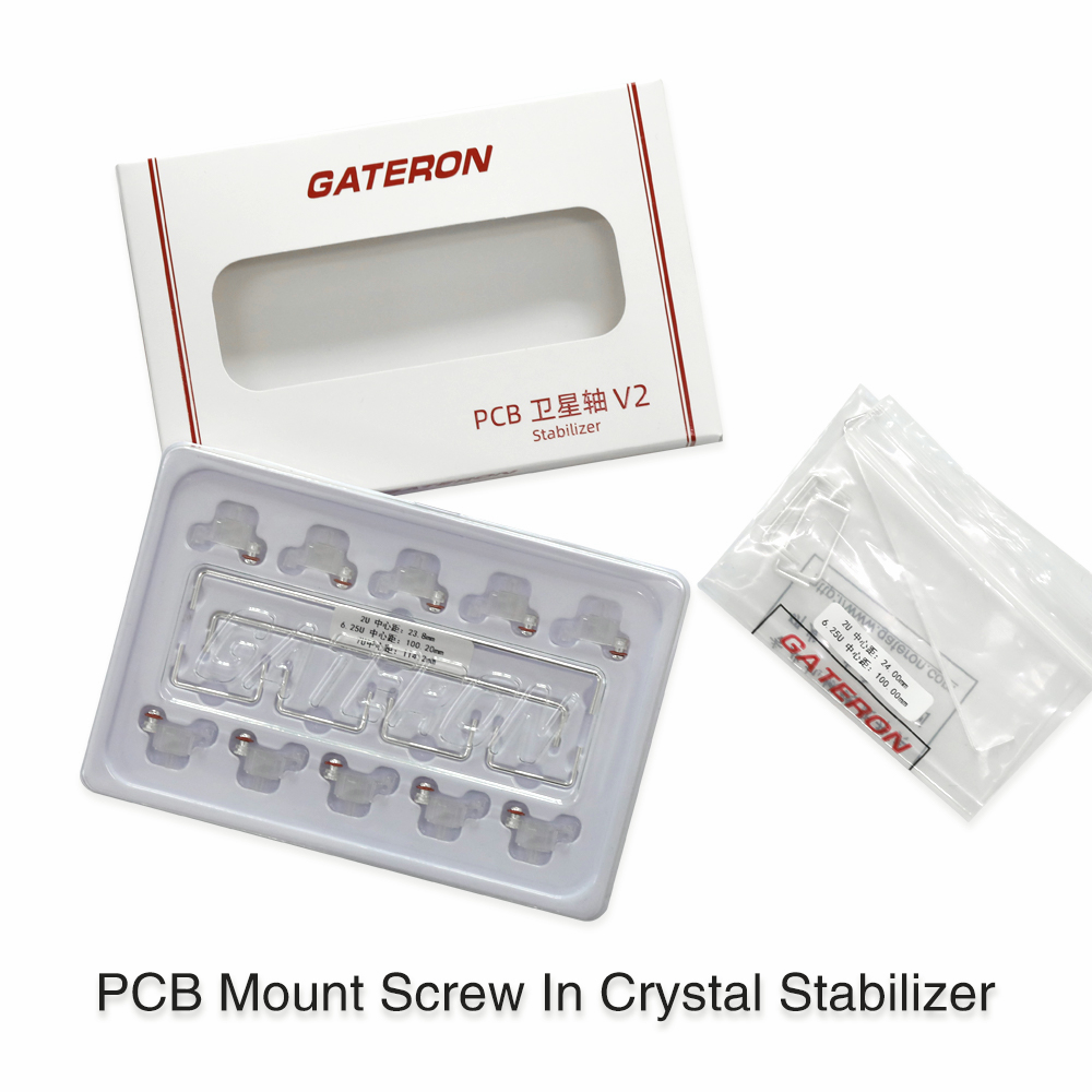 Gateron V2 Stabilizers Clear PCB Mount Screw in Stabilizer Pre-clipped ...