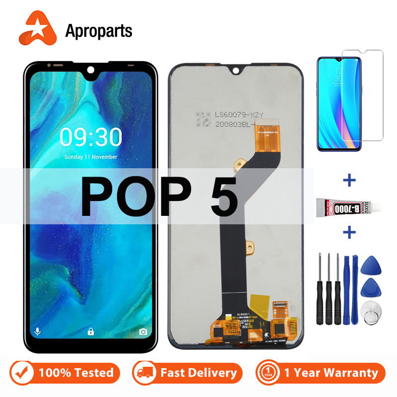 For Tecno POP 5 BD2 BD2p BD3 BD1 BD2d LCD Display Touch Screen POP5 ...