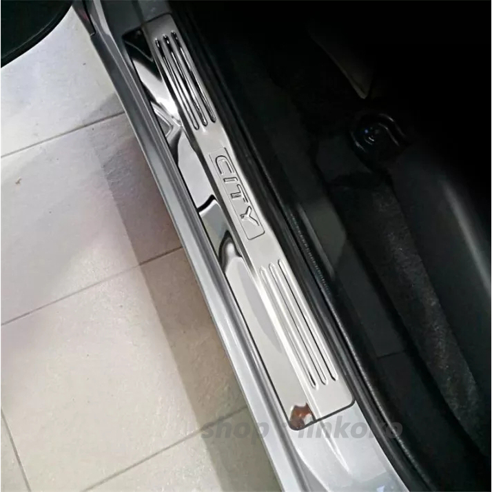Honda City Car Threshold Protection Strip Stainless Steel Threshold ...