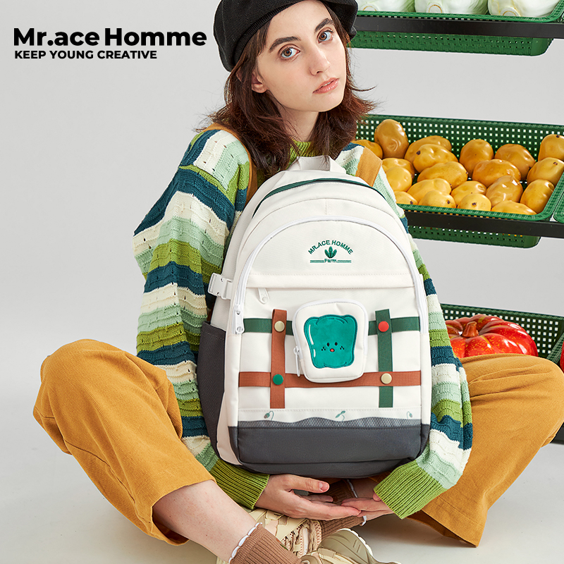 Mr. ace Homme cute Schoolbag for Woman bagpack korean style for school ...