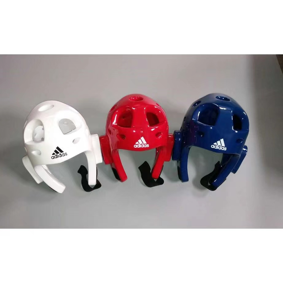 Taekwondo helmet White Red Blue Karate mma Thai Head guard Helmet ...