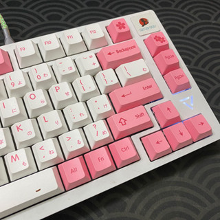 Sakura Keycaps PBT Dye-sub Cherry Profile Keycaps Custom mechanical ...
