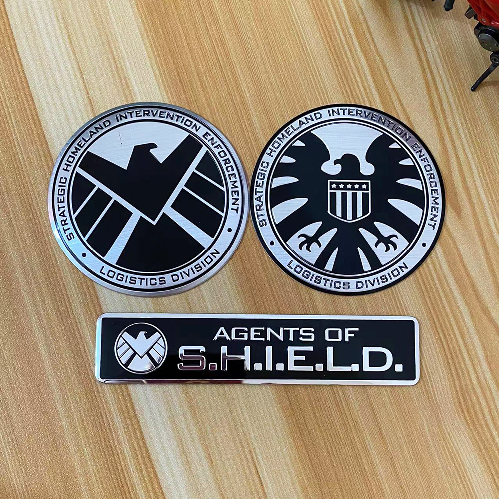 3D Aluminium Alloy Metal Trail Rated Round For AGENTS OF SHIELD Emblem ...