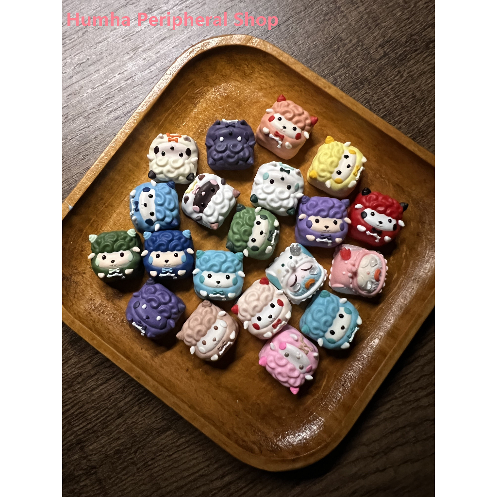 Humha Artisan keycap Lamb keycap Hand made Resin keycap mechanical ...