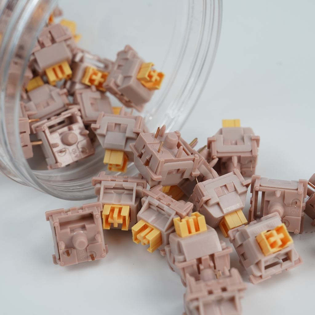 Outemu Silent Peach V2 Switch Upgrade Lemon V2 Switch for Mechanical Keyboard Linear Tactile 5 ...