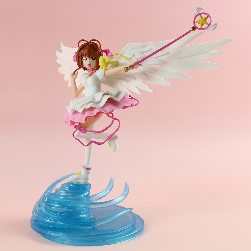 22.5cm Anime Cardcaptor Sakura Figure Kinomoto Sakura Card Captor ...