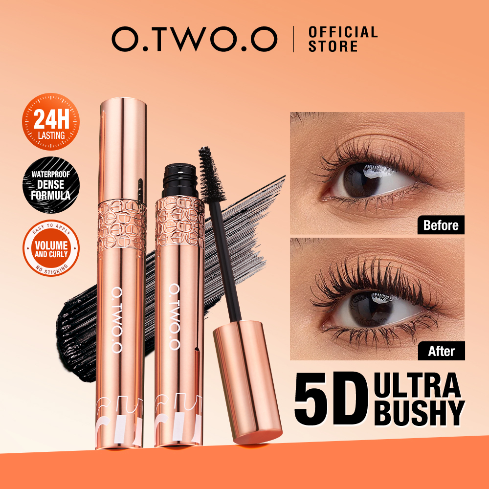O.TWO.O Volume Mascara Waterproof Non-Smudging Curly Lashes Long ...