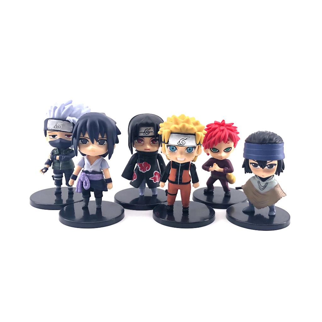 Speical Offer！Naruto Figure Sakura Sanri Kakashi Itachi Gaara 10cm ...